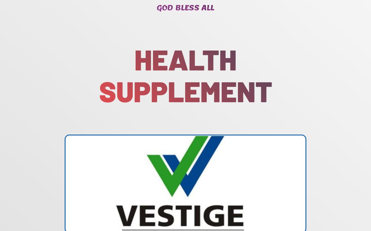 Health supplements